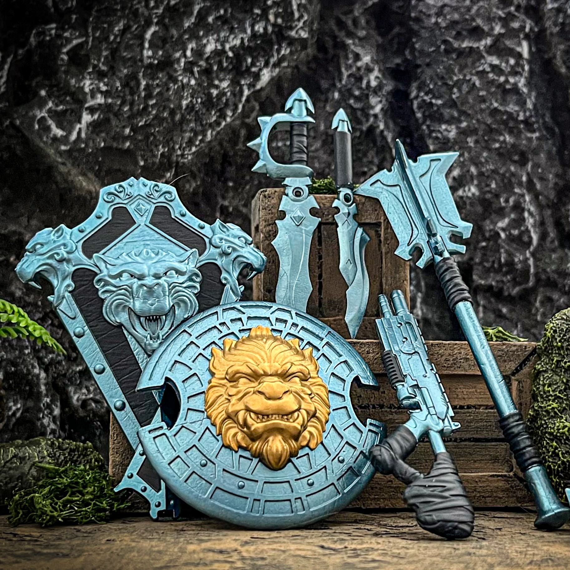 Animal Warriors of the Kingdom Cobalt Weapon Set — TOY STLKR