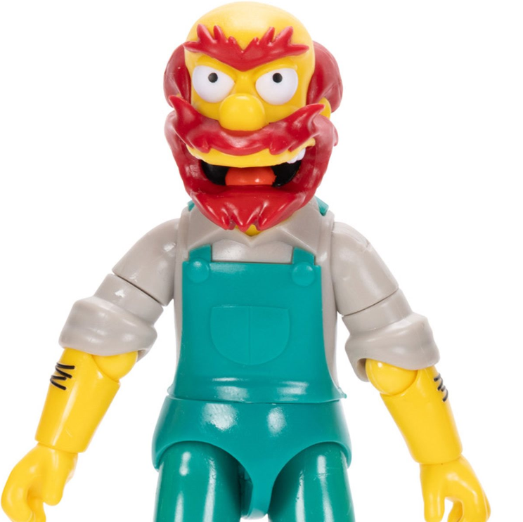The Simpsons Wave 1 Groundskeeper Willie 5in Figure — TOY STLKR